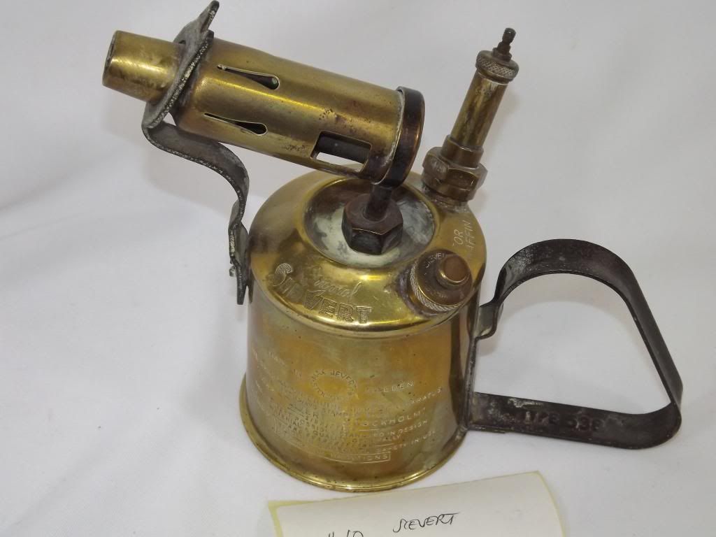 (10/11) VINTAGE ORIGINAL MAX SIEVERT STOCKHOLM BRASS PARAFFIN BLOW LAMP | eBay